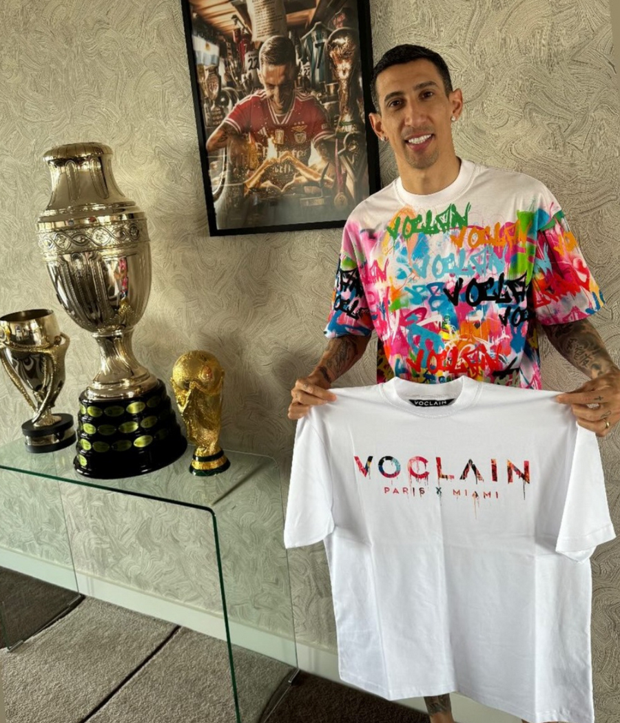 Voclain T-Shirt Oversized White - Graffiti Infusion Paris X Miami