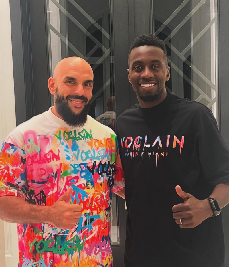 Voclain T-Shirt Oversized Black - Graffiti Drip Paris X Miami